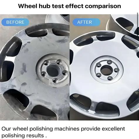 Fully Automatic 15w Vibratory Wheel Polishing Machine For Car Alloy Rim