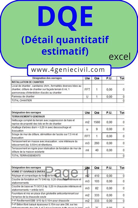 Modele De Devis Batiment Excel Financial Report