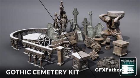 Unreal Engine Gothic Cemetery Pack Gfxfather