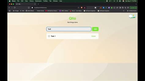 Qlio To Do App Java Springboot Youtube