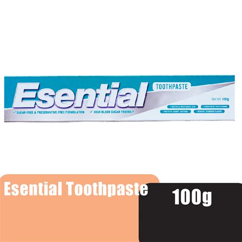 Esential Toothpaste 100g Protects Against Bacteria And Strengthens