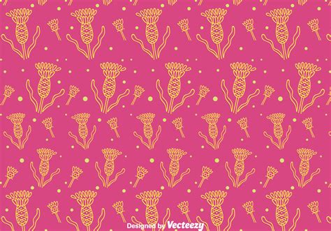 Thistle Seamless Pattern Backgroune 130666 Vector Art At Vecteezy