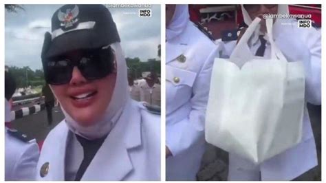 Viral Kades Wiwin Komalasari Tertawa Geli Dapat Nasi Berkat Kini