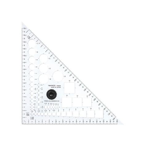 【楽天市場】【vancoバンコ】三角定規型テンプレート 34822 メール便発送：evis B Box 楽天市場店