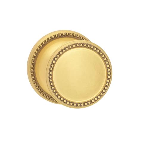 Arc Knobs Collection Single Dummy Beaded Knob Beaded Rose In Satin