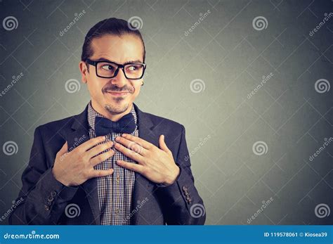 Weird Young Man In Eyeglasses Stock Image Image Of Awkward Confused
