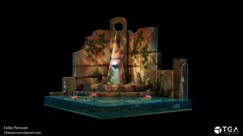 Falke Persson Fairy Temple Diorama
