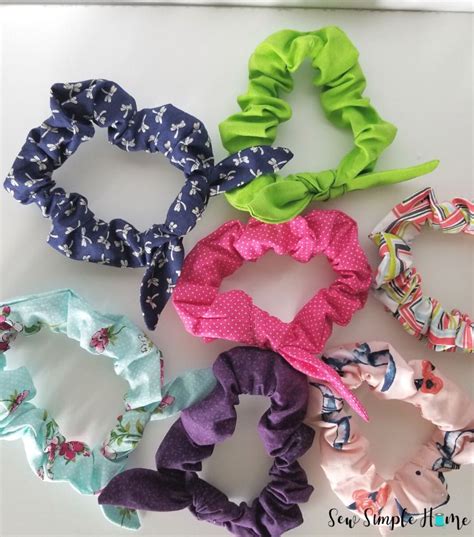 Easy And Free Scrunchie Pattern Sew Simple Home
