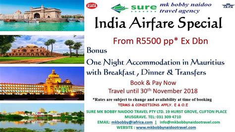 Sure Mk Bobby Naidoo Travel Agency Home Facebook