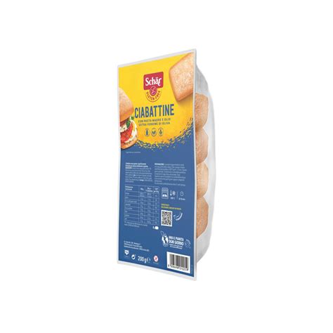 Ciabattina Senza Glutine Schar 200g Celiachia Milano