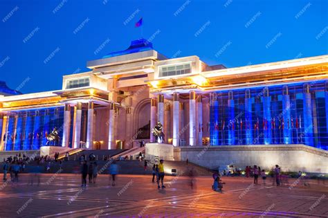 Ulaanbaatar Modern Night Lights