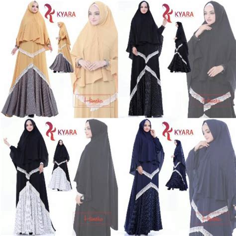 Jual Hemika Syari Bu Kyara Shopee Indonesia