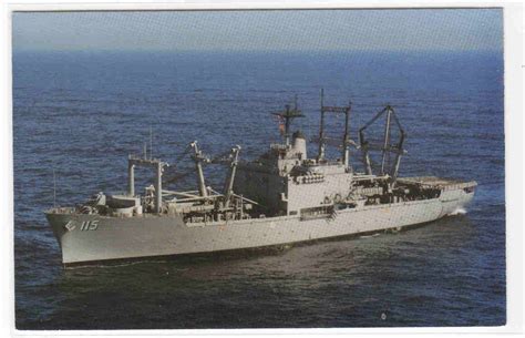 Uss Mobile Lka 115 Amphibious Cargo Us Navy Ship Warship Postcard