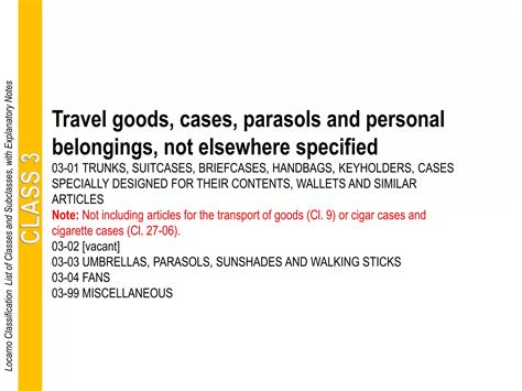 Industrial Design Classification Based On Locarno Classification Pdf