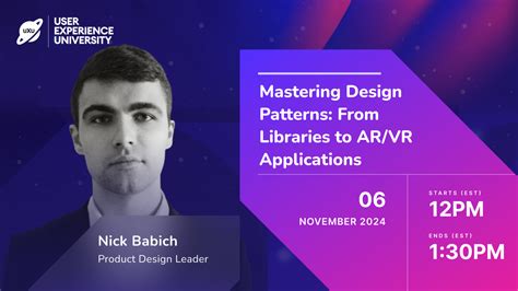 How To Master Design Patterns From Libraries To Arvr Applications