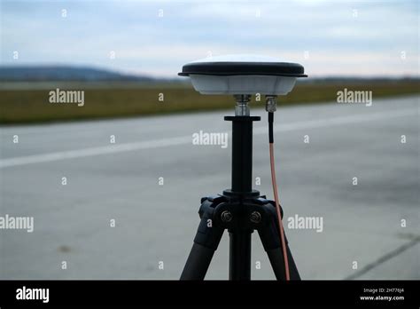 The Detail Of The Antenna Of The Differential GPS Base Station Used As A Static Point For