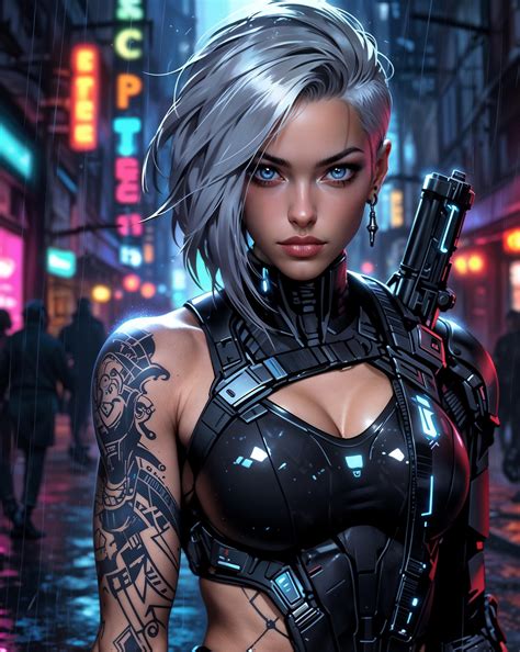 Cyberpunk Huntress By Ariaalchemista On Deviantart