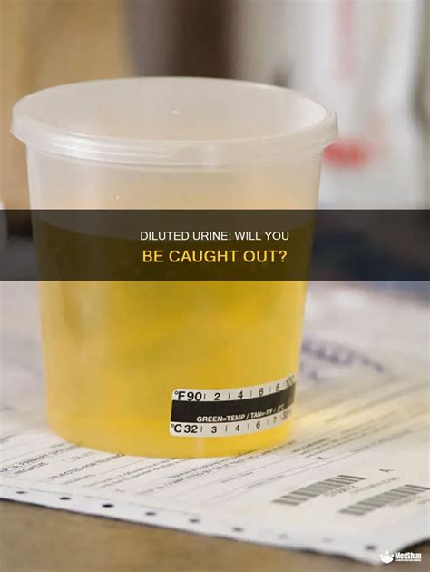 Diluted Urine Will You Be Caught Out Medshun