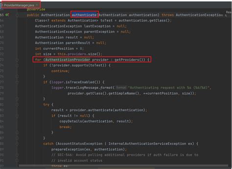 Spring Security Authentication Provider 인증 제공자 설명 및 구현