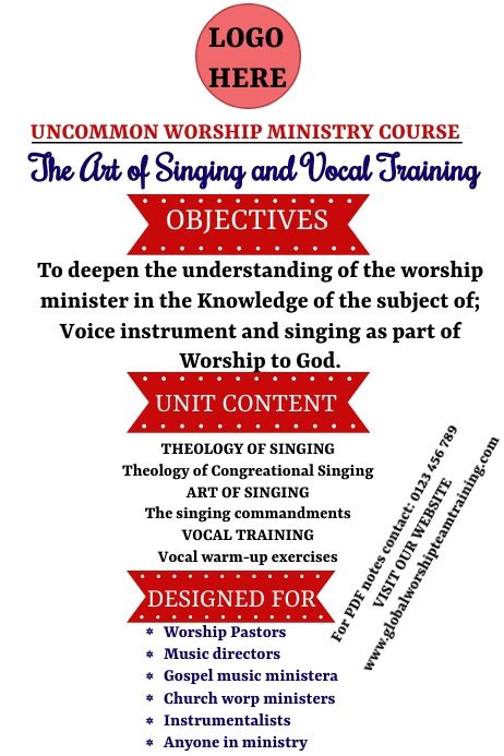 Music Classes Template Postermywall