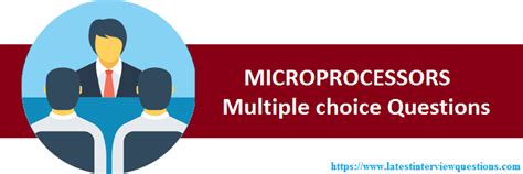 top 50 microprocessors multiple choice questions latest microprocessors questions