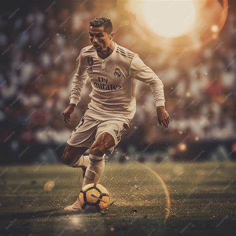 Premium Photo Cristiano Ronaldo Soccer Player In Action