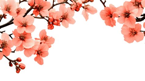Cherry Blossom Border Pngs For Free Download