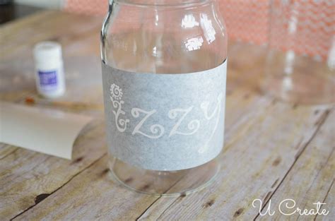 Glass Etching With Vinyl Stencils U Create
