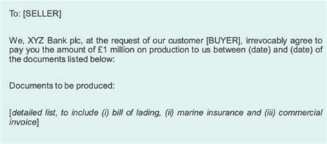 International Sale Of Goods Incoterms Letter Of Credit Performance