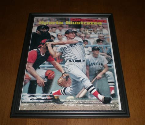 1967 Red Sox Carl Yastrzemski Framed Si Print Ebay