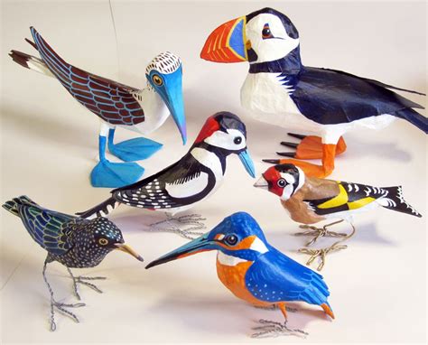 How To Make Paper Mache Birds Paper Mache Cardinal Paper Mache Bird Template Paper Mache Toucan