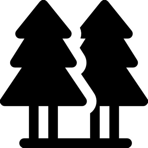 Trees Basic Rounded Filled Icon Trees Basic Rounded Filled Icon