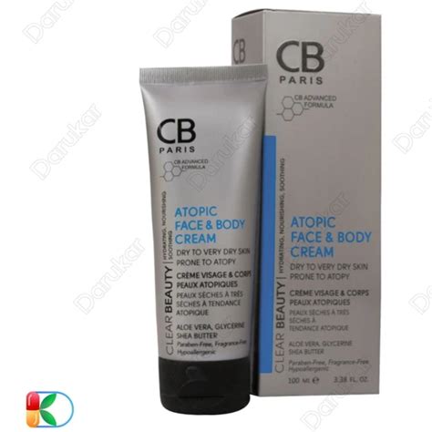 خرید و قیمت کرم مرطوب کننده صورت و بدن آتوپیک سی بی پاریس ترب