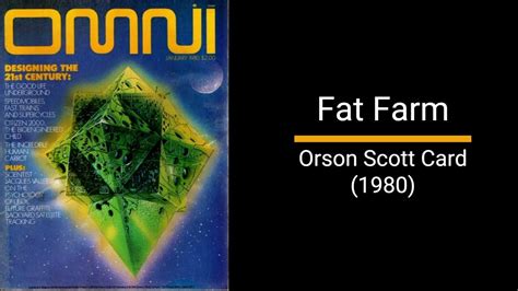 Fat Farm Orson Scott Card Short Story Youtube