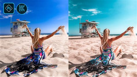 Beach Color Grading Effect In Photoshop Youtube