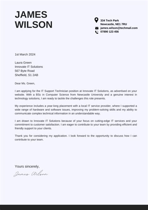 4 First Time Job Cover Letter Example Tips And Templates For Freshers