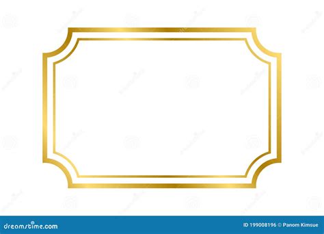 Rectangle Border Frame With Black Barefooted Human Prints Cartoon