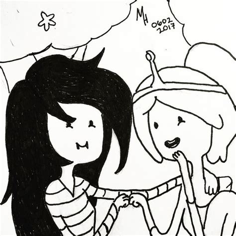 Day 60 The100dayproject Marceline And Princess Bubblegum From Cartoon