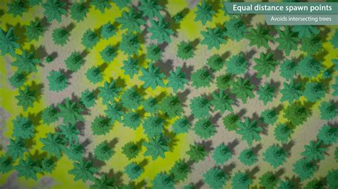 [free] vegetation spawner procedural tool for the terrain system