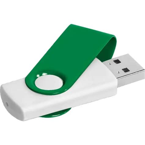 Axis Gyro White Flash Drive 32gb Brandability