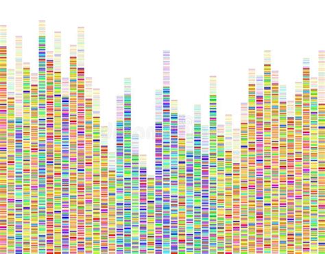 Dna Test Infographic Dna Test Barcoding Stock Vector Illustration