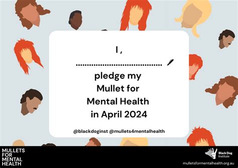 Mullets For Mental Health Pledge Resources