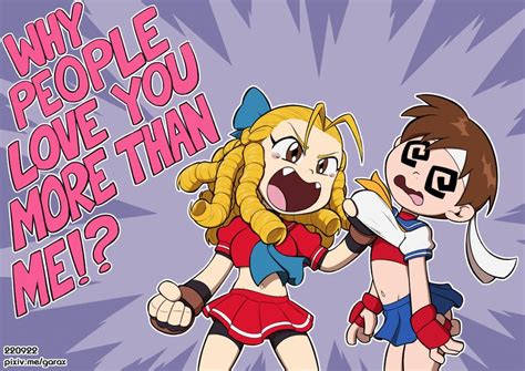 Kasugano Sakura And Kanzuki Karin Street Fighter And 1 More Drawn By