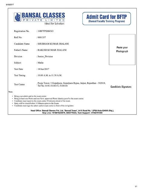 Bansal Classes Pdf Pdf