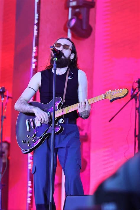 03 08 2025 Istanbul Turkey Turkish Singer Emre Fel Performing Live At