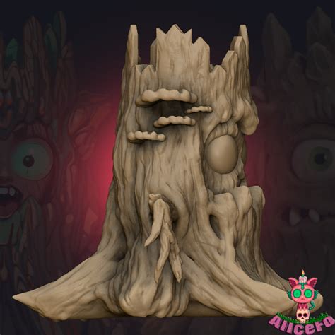 3d Printable Chibi Tree By Alicefo