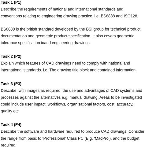 Task 1 P1 Describe The Requirements Of National And International Standards And Conventions