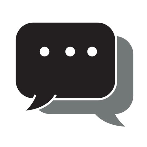 Message Icon Logo Vector Design Template 36884056 Vector Art At Vecteezy