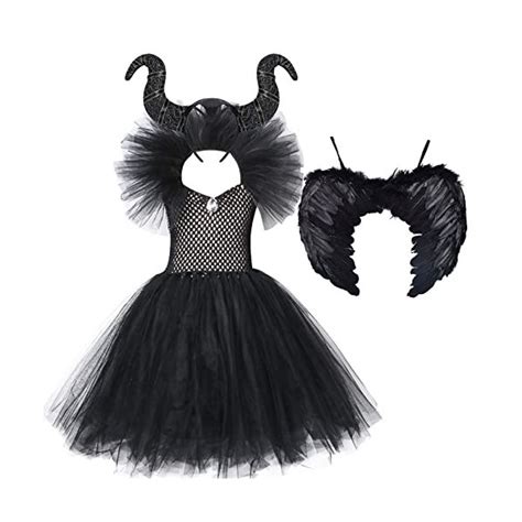 Odizli Costume Maléfique Pour Enfant Fille Diable Vampire Sor