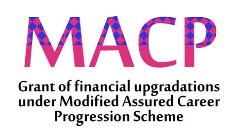 Macp Grant Of Financial Upgradations Under Modified Assured Career Progression Scheme